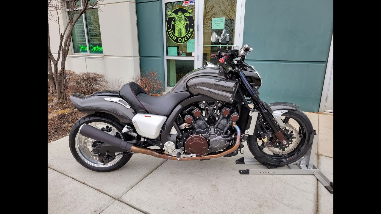 2015 Yamaha VMAX Carbon 4665 miles. - YouTube