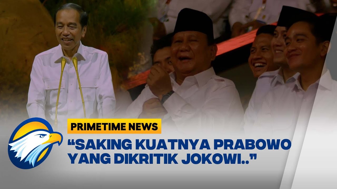 Guyon Jokowi di HUT Gerindra - [Primetime News] - YouTube