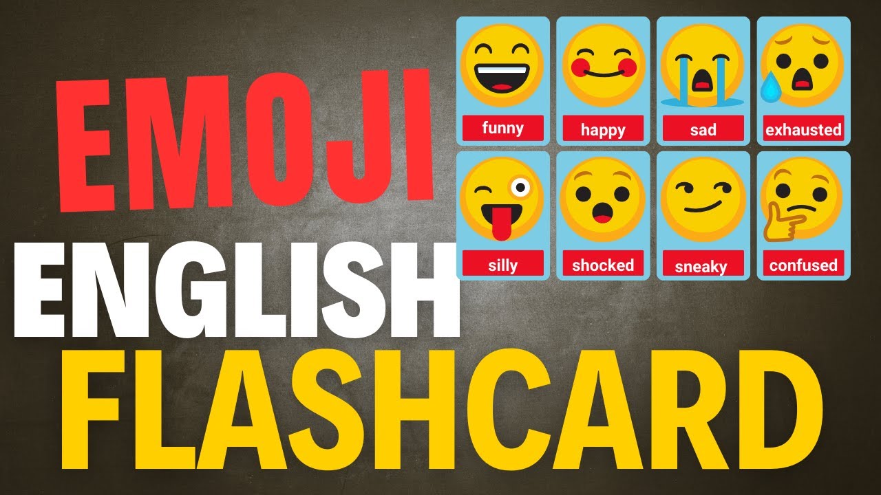 32 English Emoji Feelings Flashcards|Learn English Vocabulary - YouTube