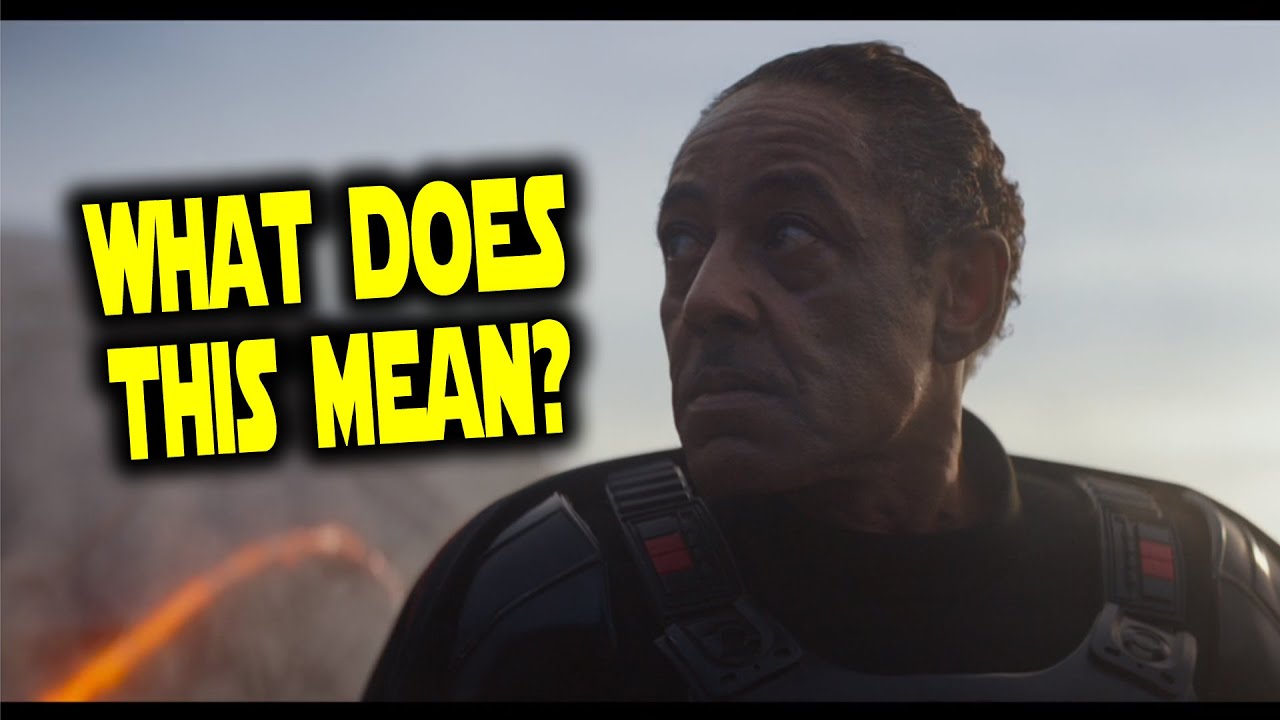 HUGE SCENE in The Mandalorian SEASON ONE FINALE - YouTube