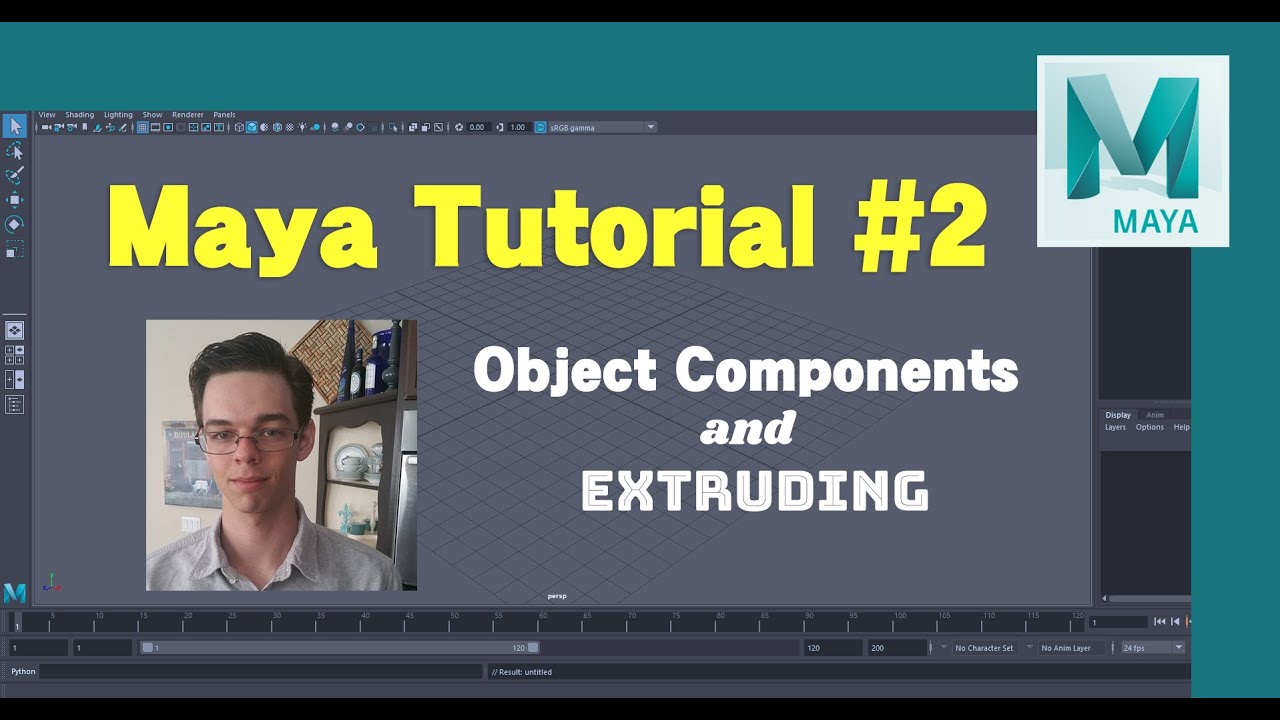 Maya Tutorial #2: Components and Extruding - YouTube