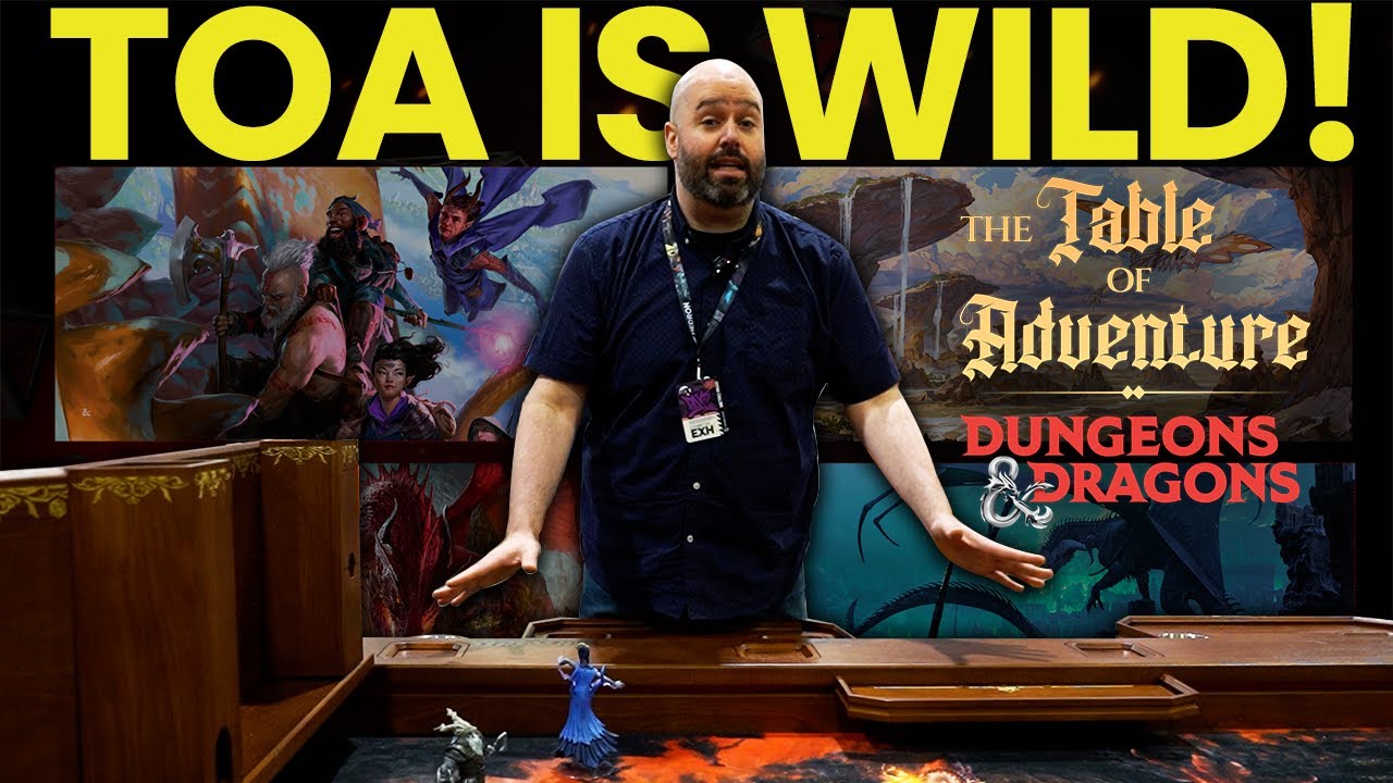 Dungeon Master REACTS to Dungeons & Dragons Official Board Game Table ...