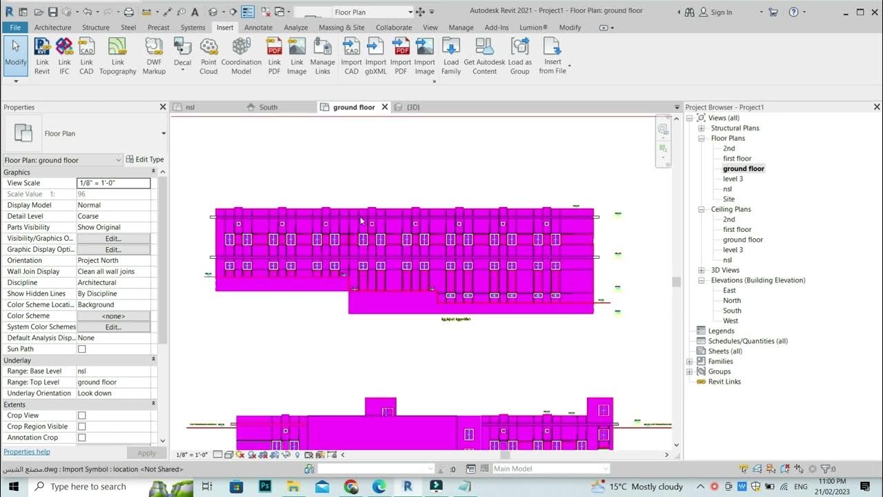 How to scale cad file in revit /revit complete course / revit class revit vedio revit tutorial ...