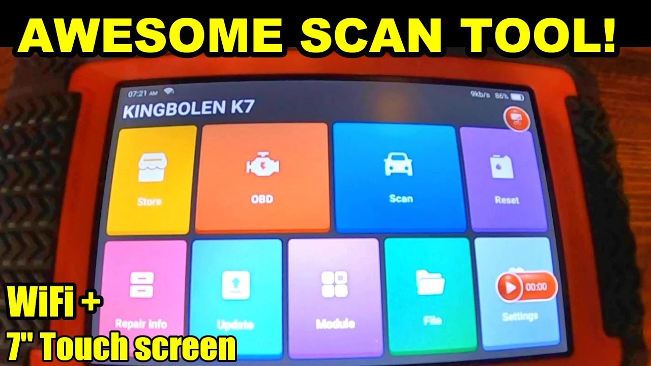 Is this the best DIY car diagnostic tool for 2024? | Kingbolen K7 Bidirectional Scan Tool - YouTube