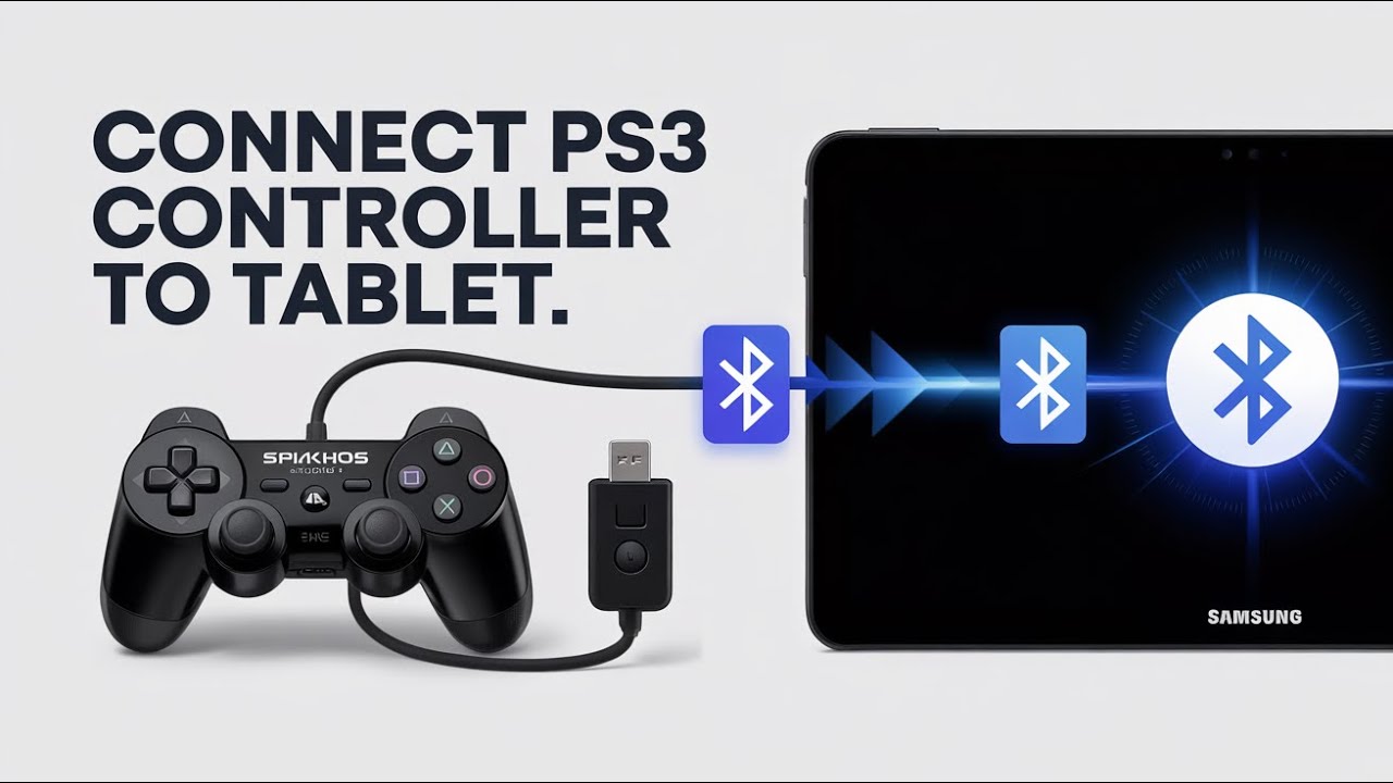 How to Connect PS3 Controller to Samsung Tablet (Bluetooth Setup Guide ...
