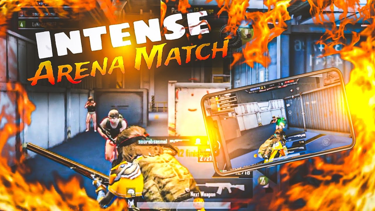 Intense Bgmi Gun Gun Arena Match Gameplay - YouTube