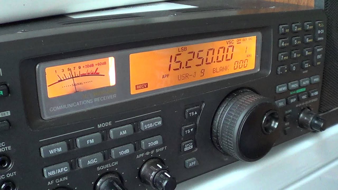 Shortwave FEBA Radio via Ascencion relay - YouTube