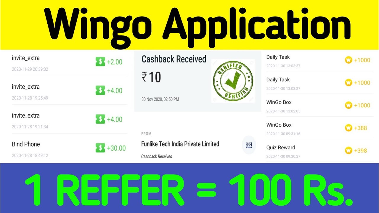 Wingo App || Short & Fast Explanation || Collect Cash + Wcoin in Every ...