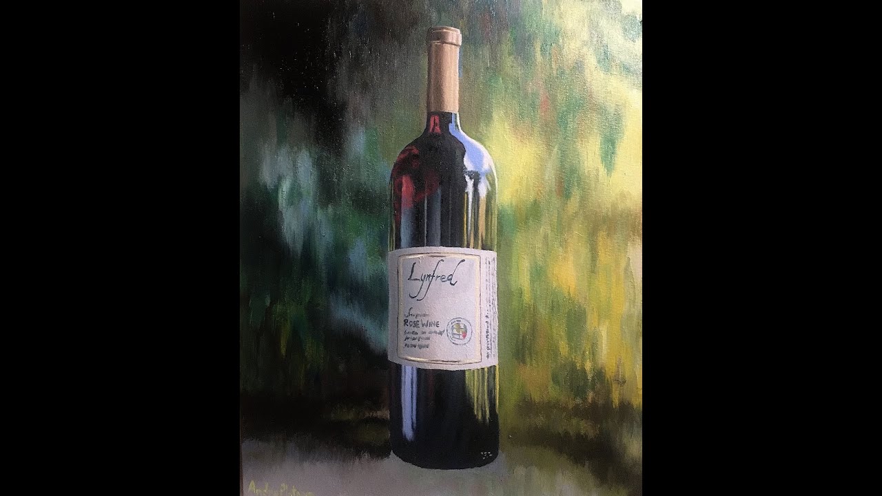 Photorealistic Painting of Wine - YouTube