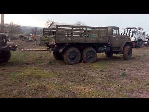 How to drive undriveable soviet truck Zil-131 in the mud