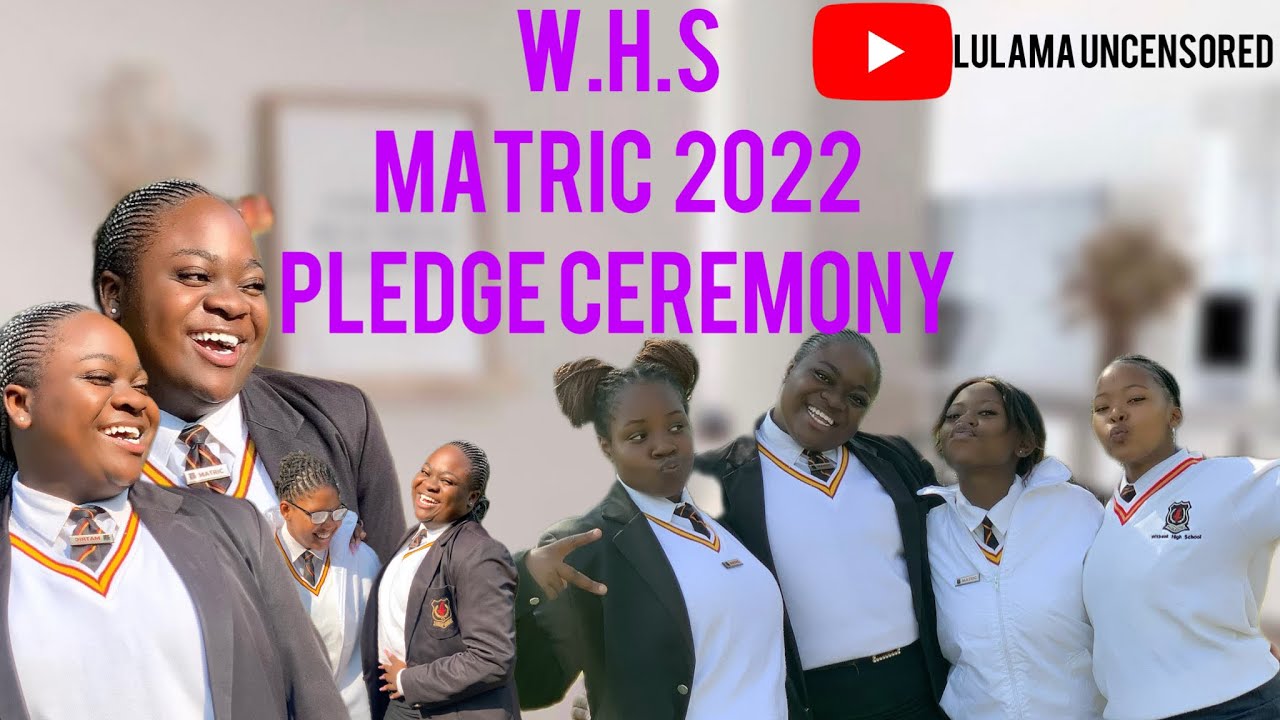 Vlog:MATRIC 2022 PLEDGE CEREMONY ️ \\A SOUTH AFRICAN YOUTUBER - YouTube