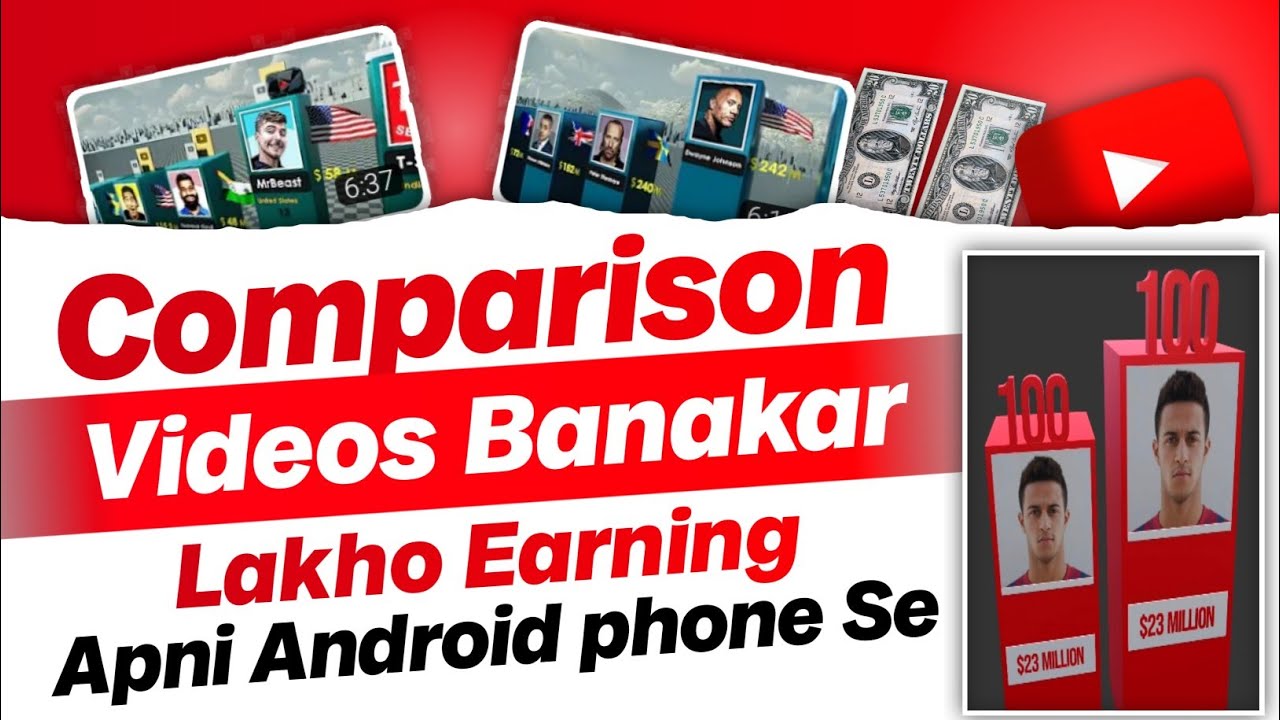 Earned $44k 💸 | Make 3D Comparison Video With Mobile | how to make ...