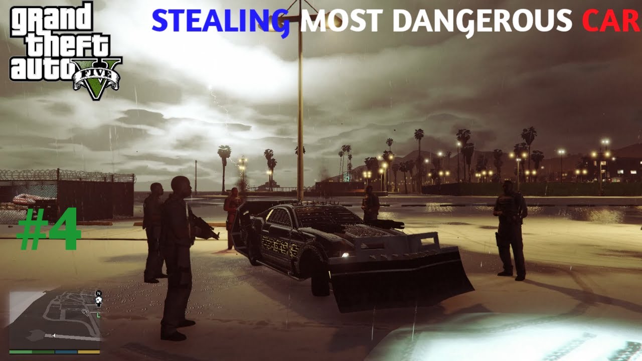 I STOLE MERRYWEATHER'S SUPER CAR | GTA V GAMEPLAY #4 - YouTube