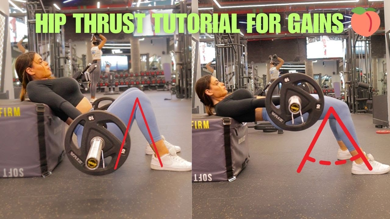 No more back pain - MASTER hip thrusts for the BEST glute gains - YouTube