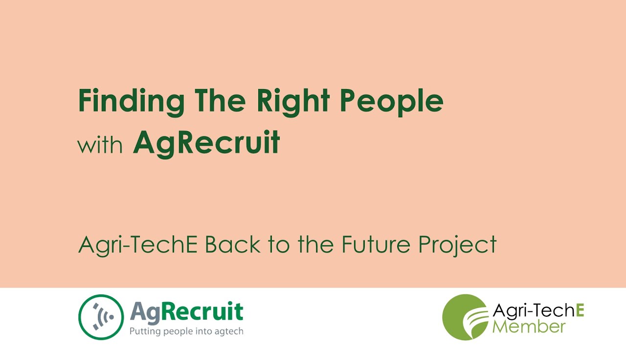 Back to the Future project with AgRecruit - YouTube