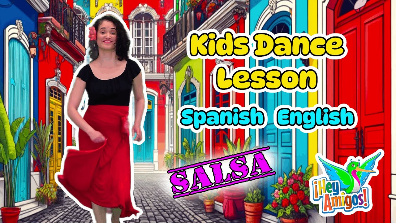 Spanish & English Kids Dance Lesson: Salsa Music - YouTube