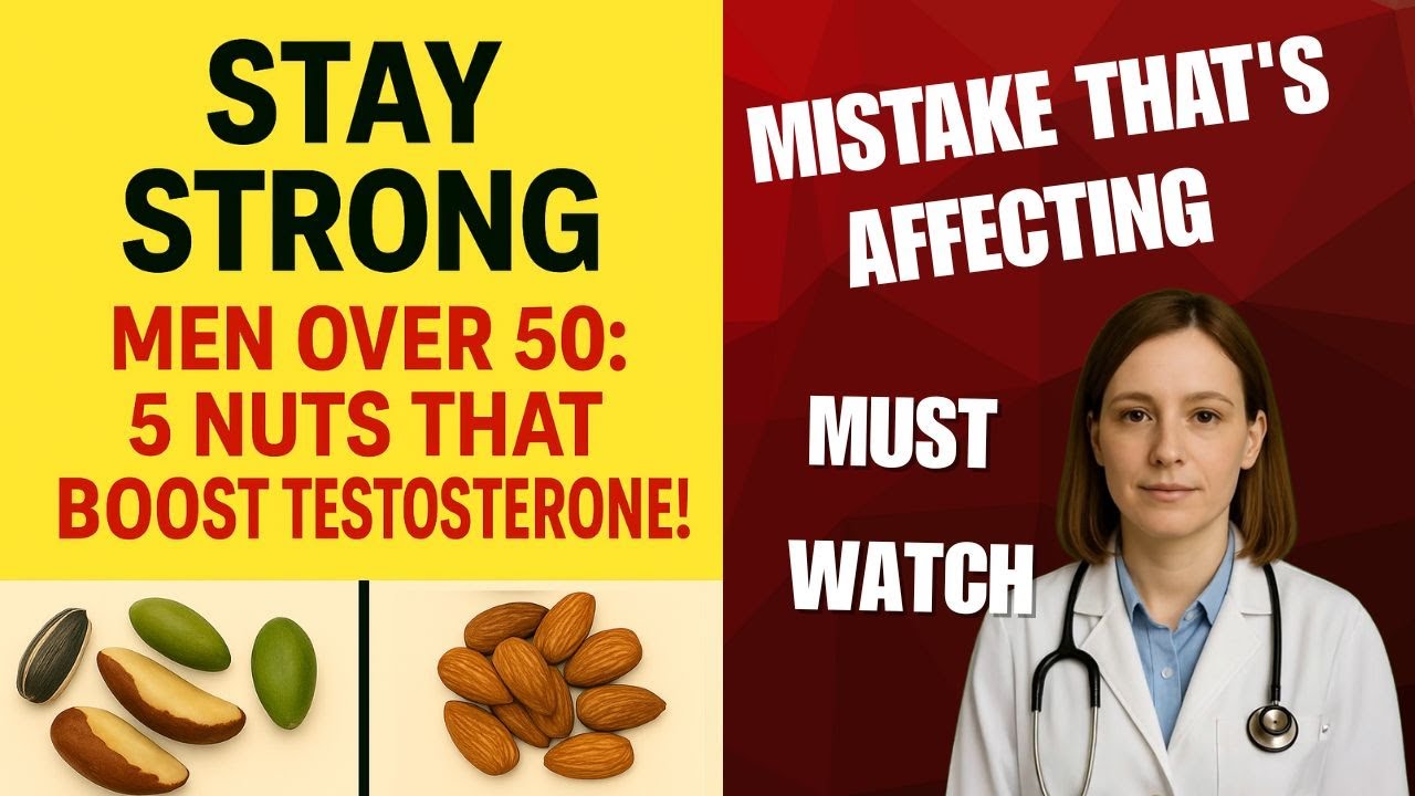 Men Over 50: 5 Nuts That Boost Testosterone And 2 That Lower It - YouTube