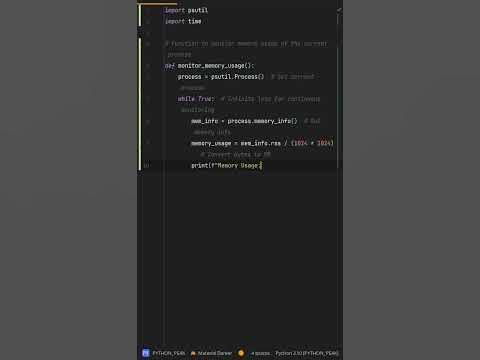 What’s the Trick for Monitoring Memory Usage of a Python Process? How to Easily Monitor Memory ...