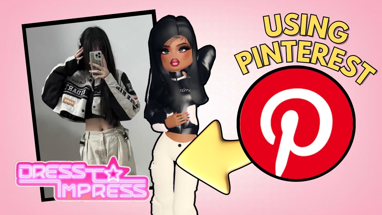 ONLY Using PINTEREST OUTFITS in DRESS to IMPRESS - YouTube