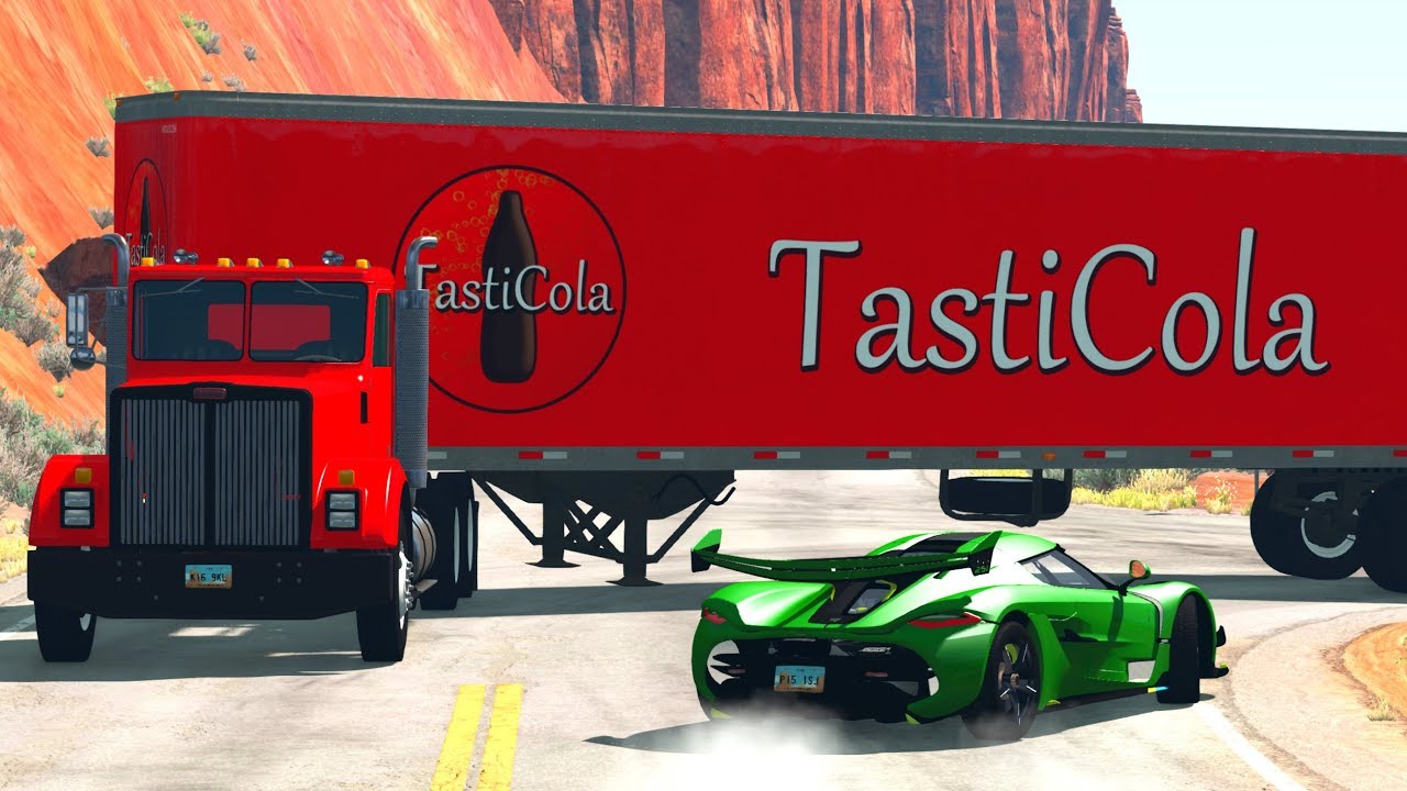 Tasti Cola Delivery Fails/Crashes - BeamNG DRIVE | Gaming Media - YouTube