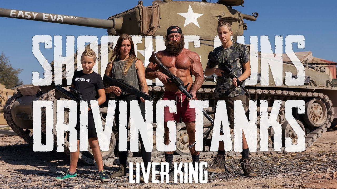 DRIVING A REAL TANK | Liver King Off Duty - YouTube