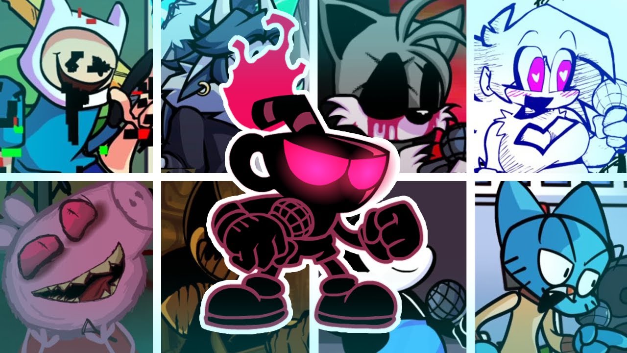 DEVIL'S GAMBIT but Every Turn a Different Character Sings🎙 (FNF Devils ...