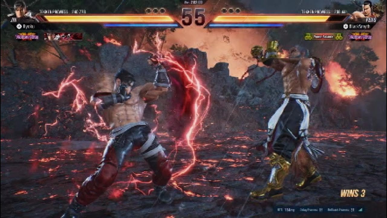 My Tekken King Jin Battles Tekken King Feng - YouTube
