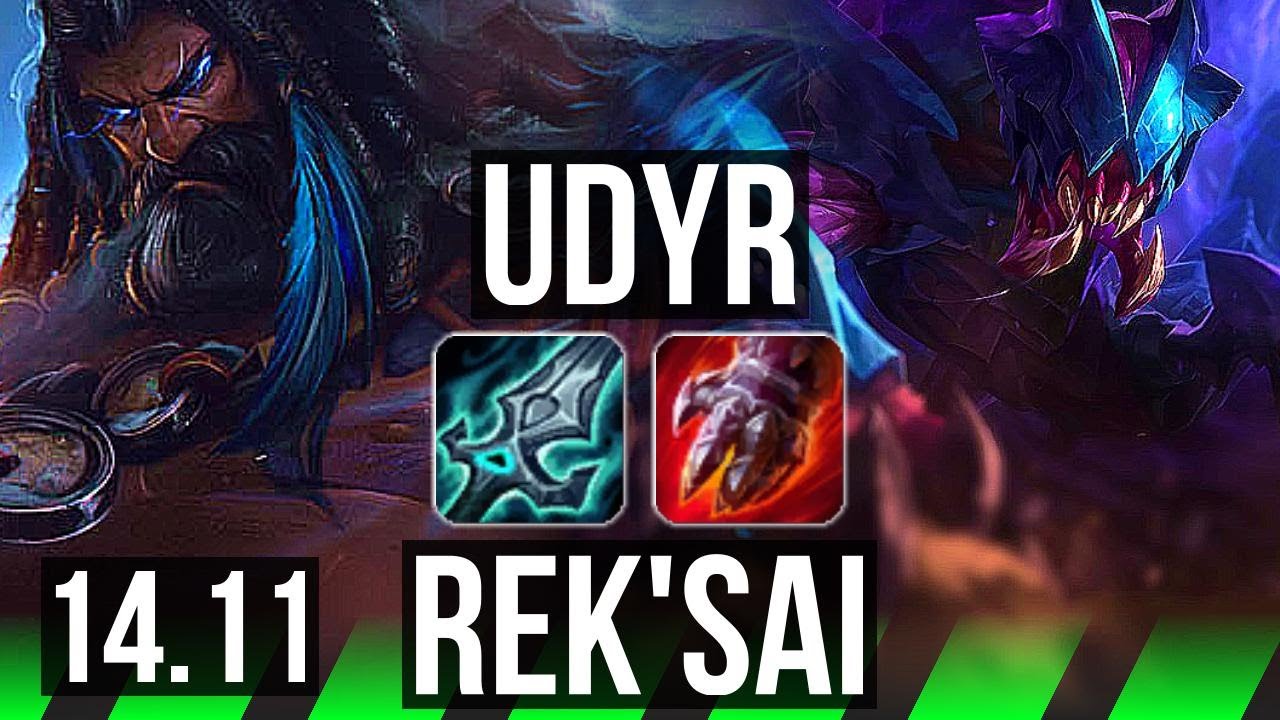 UDYR vs REK'SAI (JGL) | 15/1/5, Legendary, 2300+ games | EUW ...