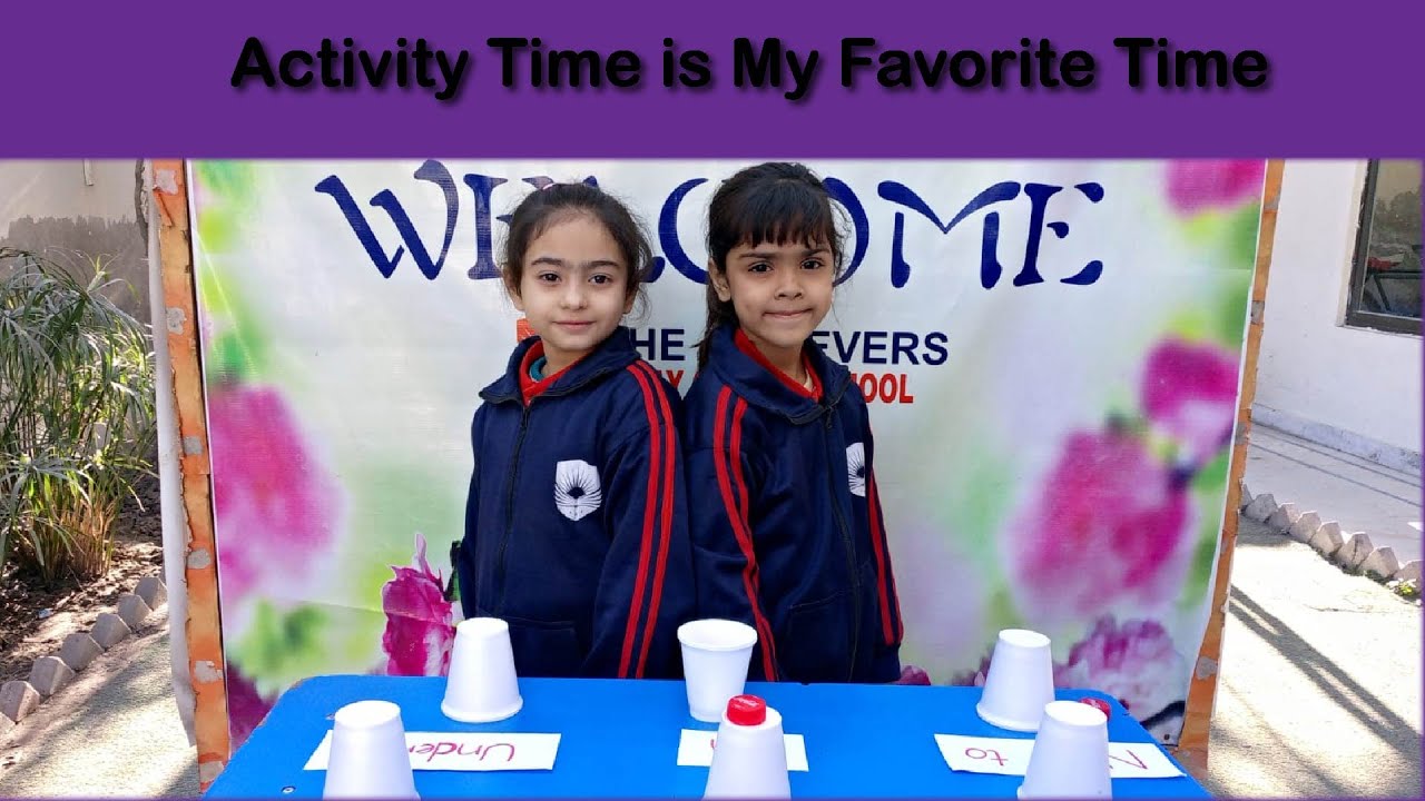 Activity Time is My Favorite Time#funlearningexperience # ...