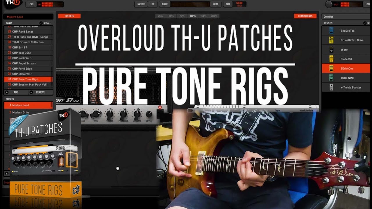 Overloud TH-U Free Patches | Pure Tone Rigs | Playthrough Demo - YouTube
