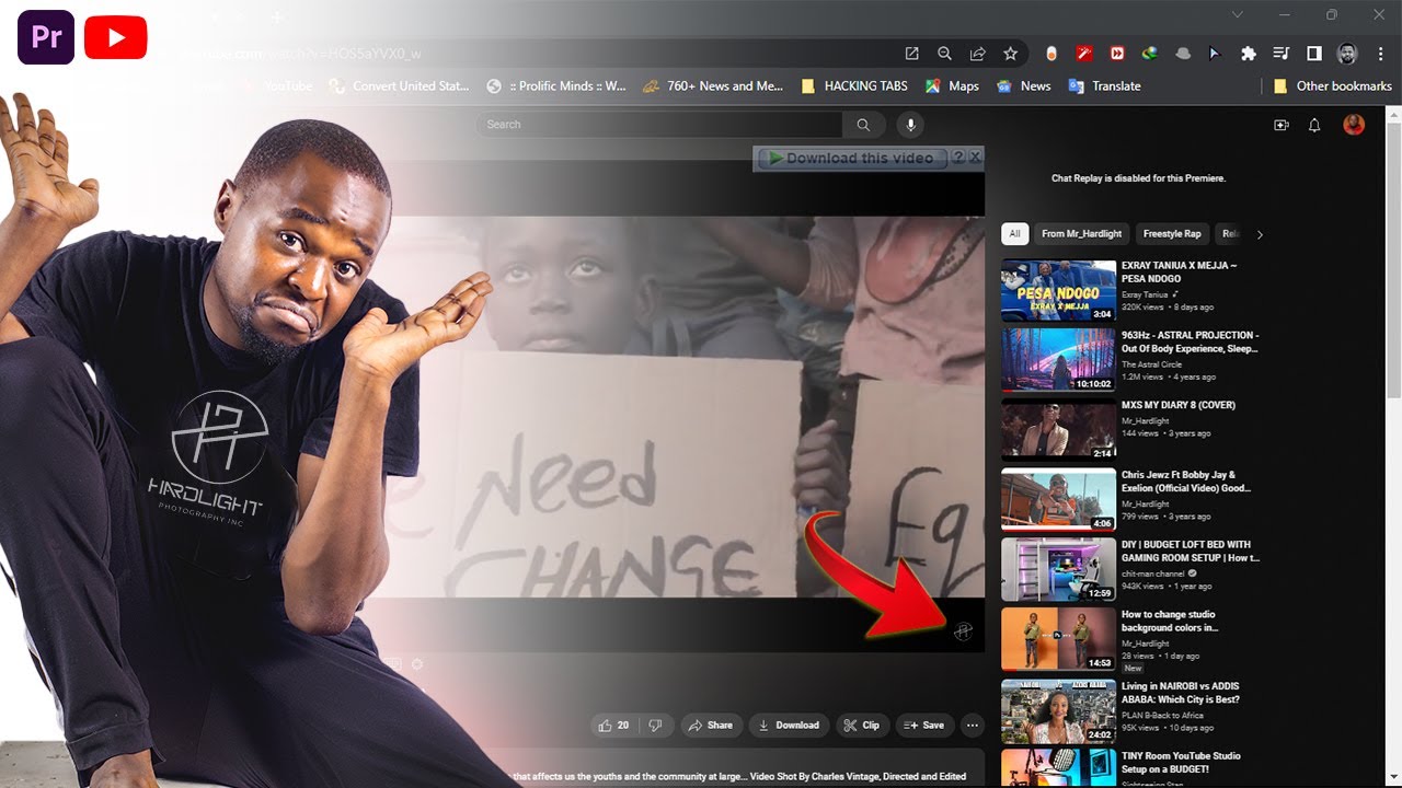 How to put a watermark on your YouTube channel (Bottom right corner ...