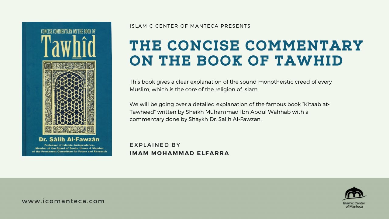 The Concise Commentary on the Book of Tawhid Explained by Shaykh ...