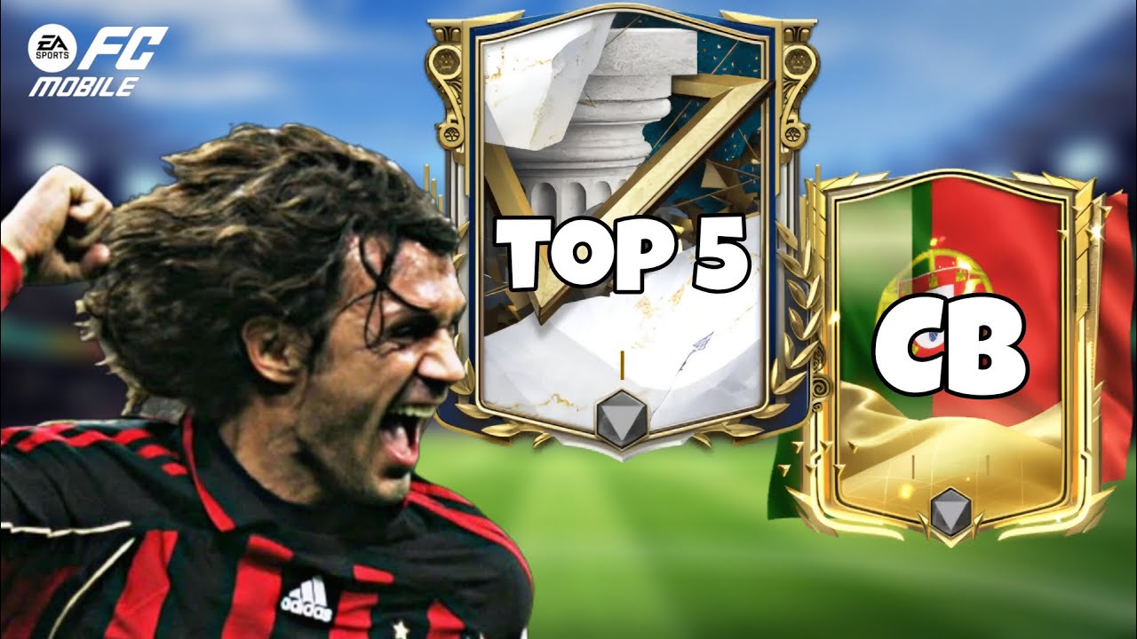 BEST CB IN FC MOBILE 😱 TOP 5 CENTRE BACK IN FC MOBILE || TRY NOT - YouTube