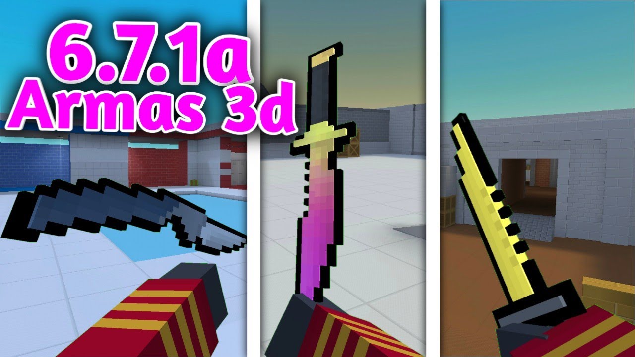 Block Strike 6.7.1a New Knifes Animation, All Weapon 3D (Bowie, Bayonet ...