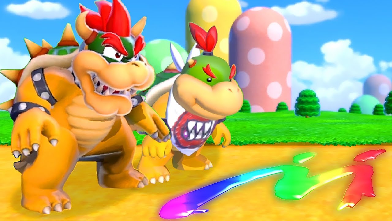 Bowser's Fury: Bowser vs Bowser Jr. - Full Game Walkthrough (2-Player ...