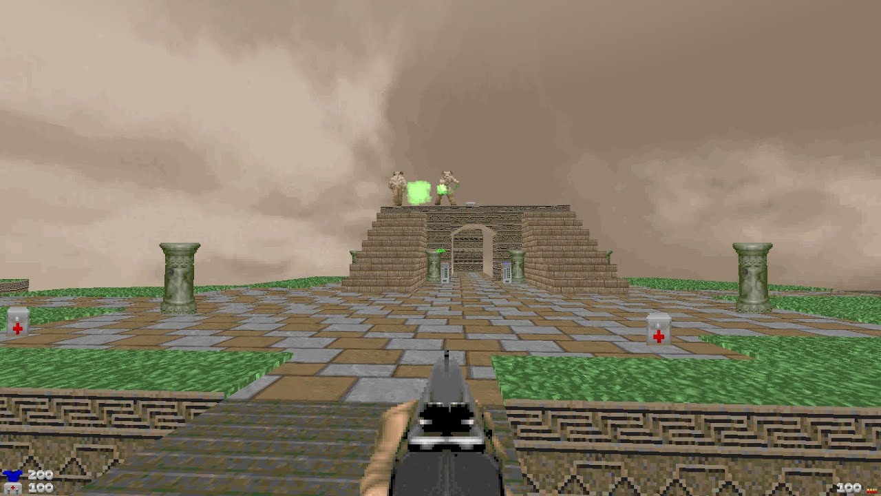 DOOM MOD The Joy of Mapping 5 Winter Weekend FINAL MAP E4M1 joymaps5 ...