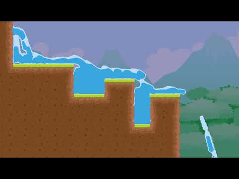 testing water particles with Godot - YouTube