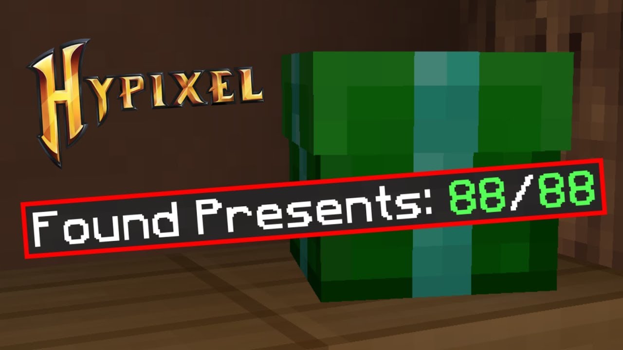 ALL HYPIXEL PRESENT LOCATIONS [88/88] (2017) - YouTube