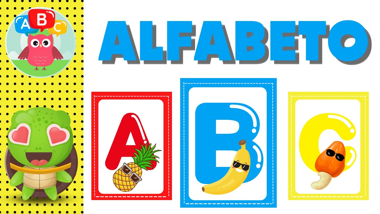 ALFABETO COMPLETO em PORTUGUÊS || Aprenda o ABC || Alfabeto Divertido ...