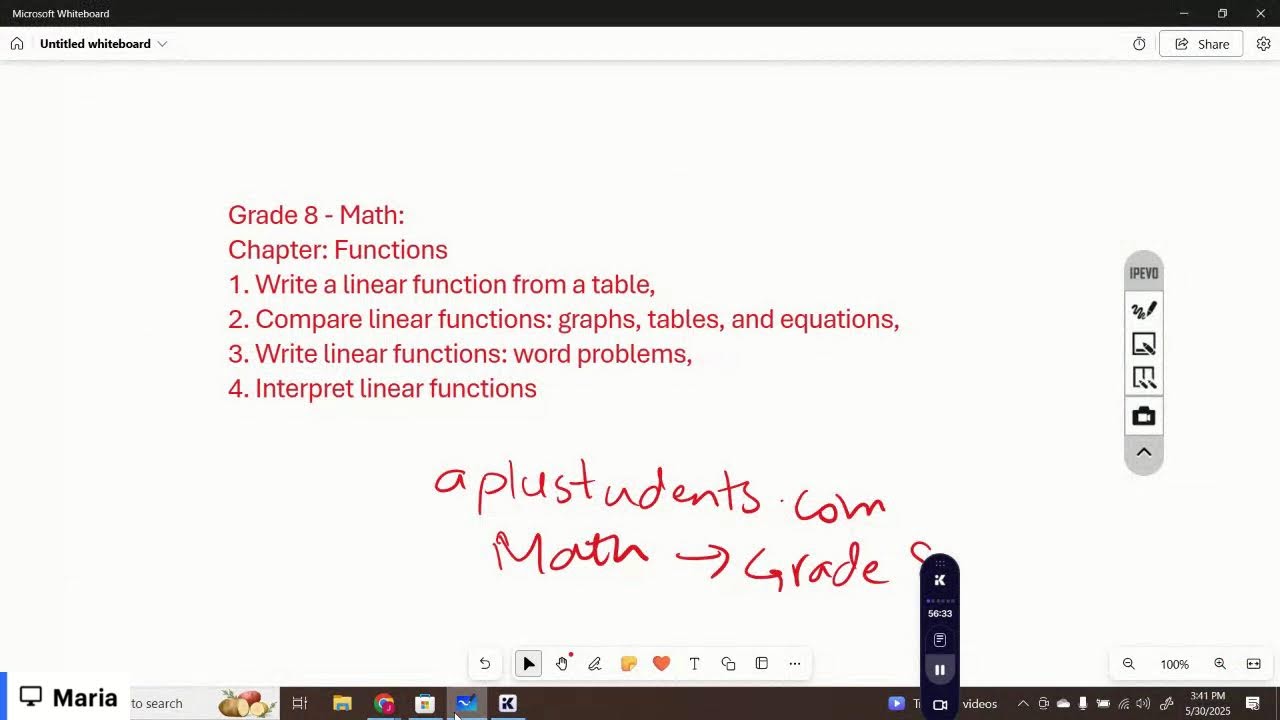 Grade 8 - Math: Functions - YouTube