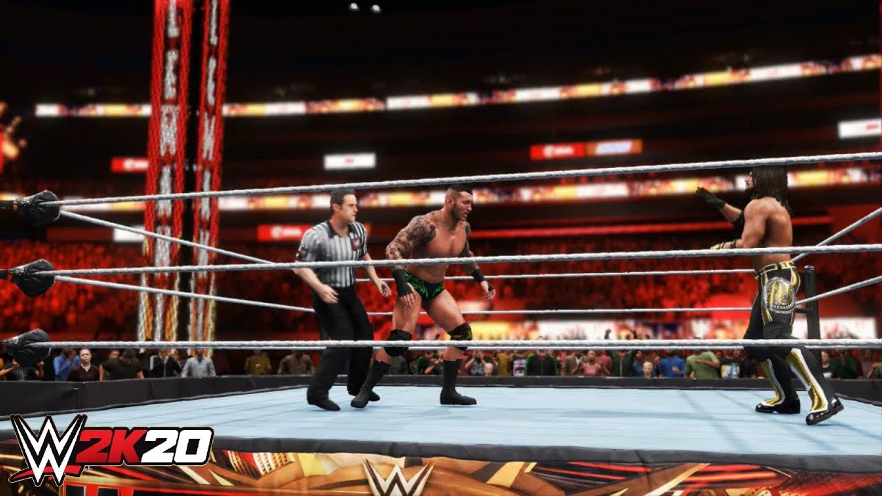 WWE 2K20 - AJ Styles vs. Randy Orton | Wrestlemania 35 - YouTube