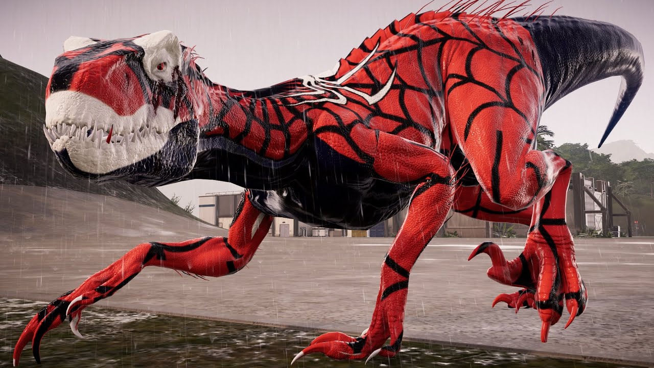 Spiderman Raptor vs Indominus Rex & Brachiosaurus Classic Dinosaur ...
