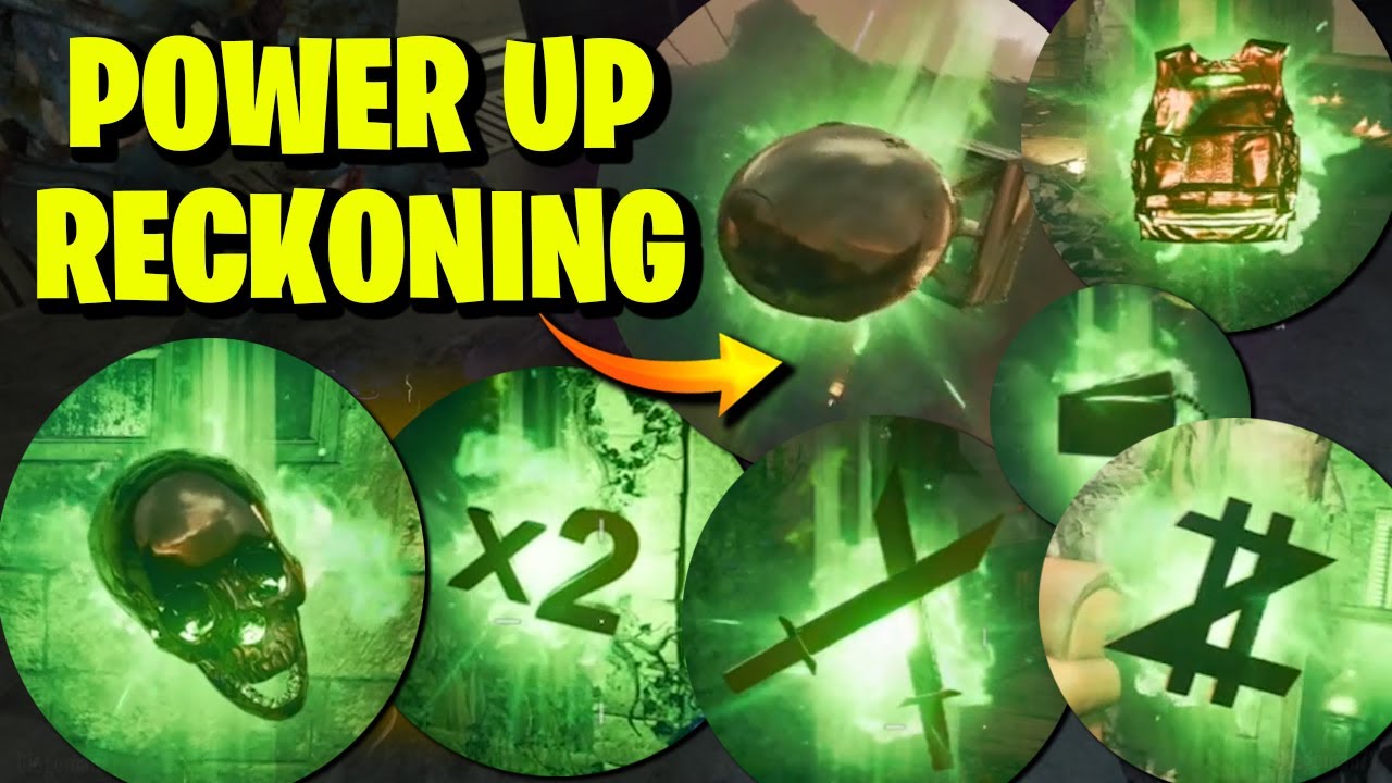 TODOS LOS POWER UP de "RECKONING" BO6 ZOMBIES - YouTube