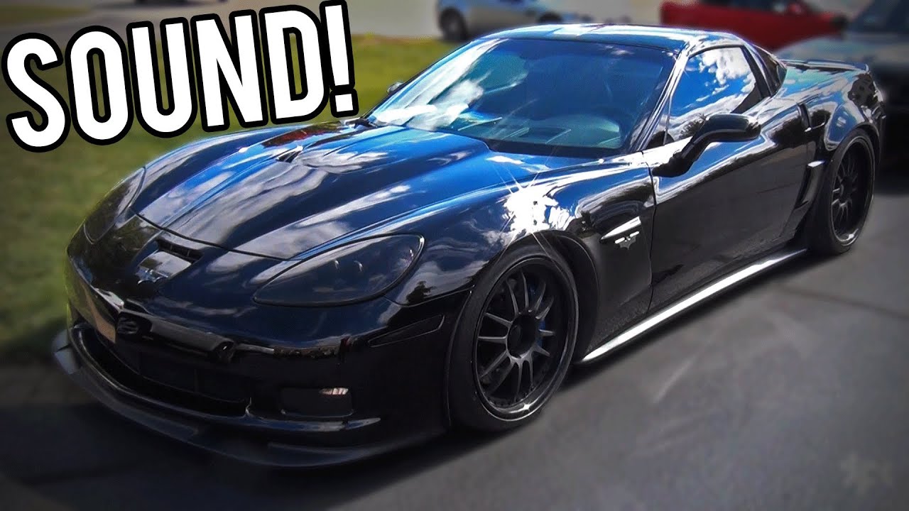 Batman Corvette Z06 Corsa Exhaust Sounds! - YouTube