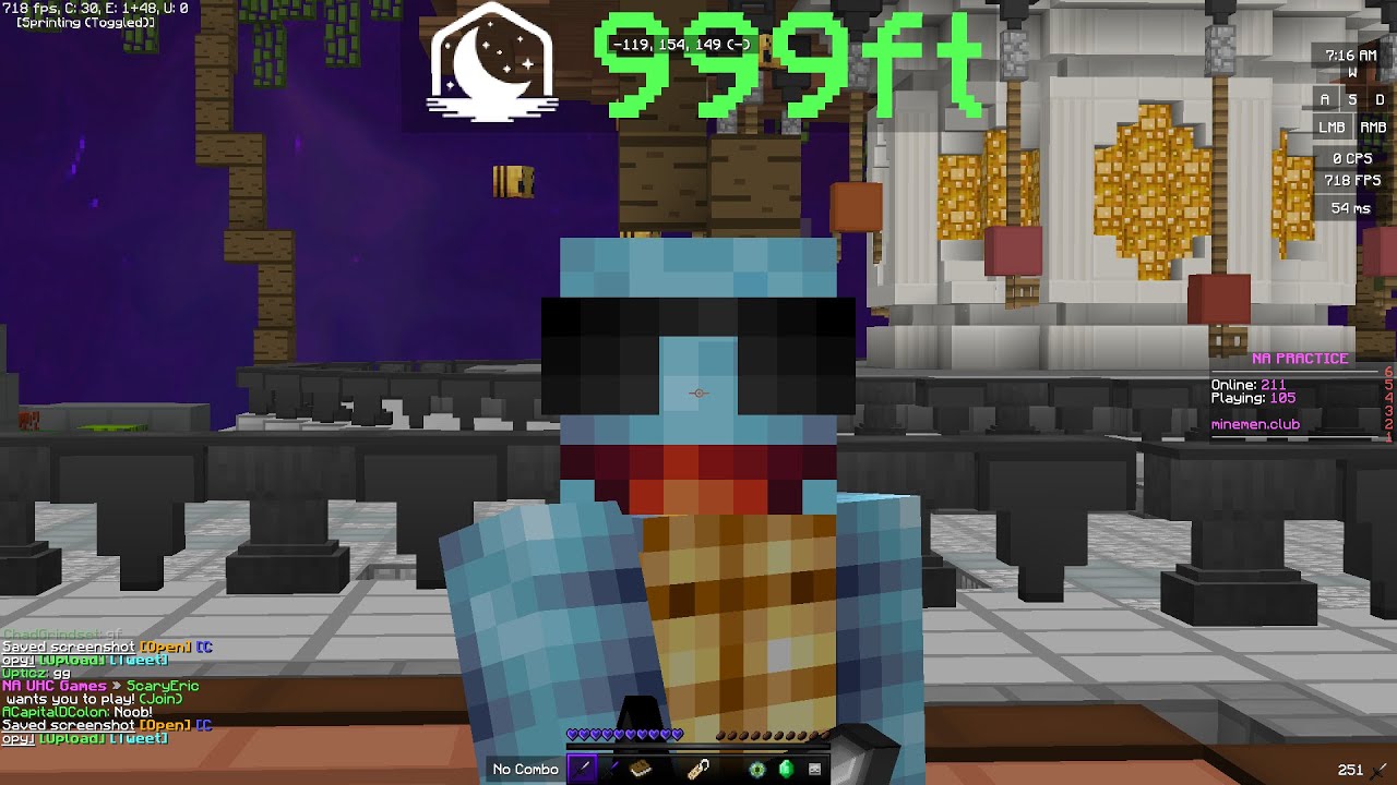 MIncraft Mineman Accepting Duels Road to 100 Face Cam - YouTube