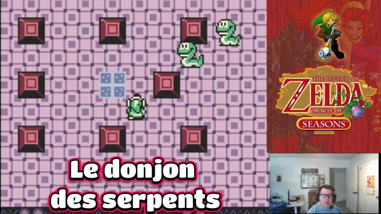 Le donjon des serpants, partie 1. Zelda Oracle of Saison. Épisode 7 ...