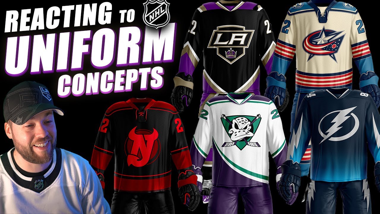 64 NHL Uniform Concepts! - YouTube