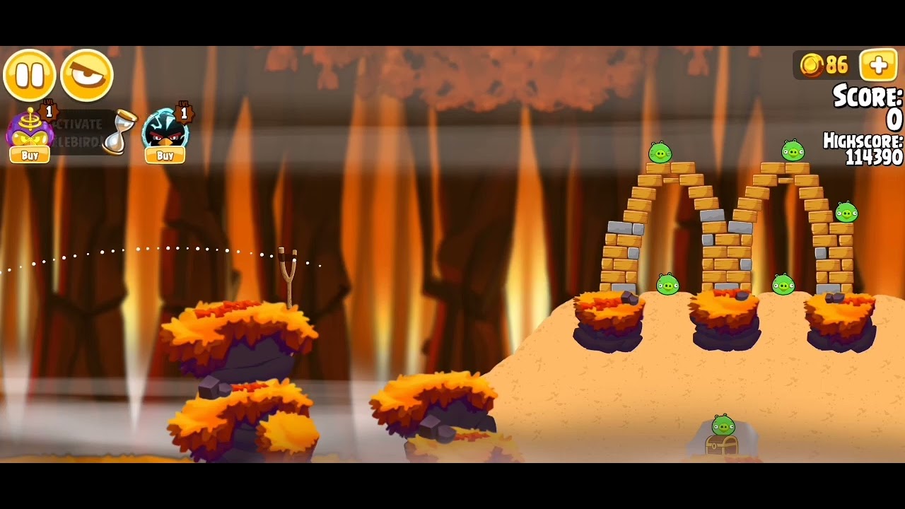 Angry Birds Seasons Level Failed Funny Part 2 - YouTube