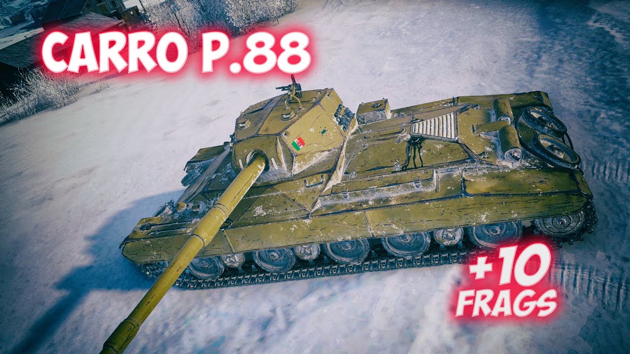Carro P.88 - 10 Frags 4.9K Damage - Travels of the Italian! - World Of ...