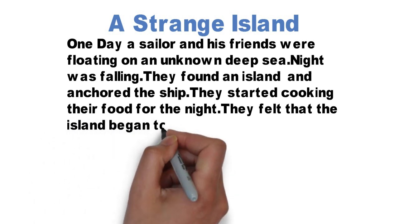Paragraph : A Strange Island // Visit Island By My English Academy ...